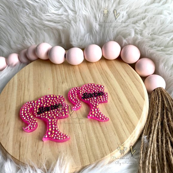 Barbie | Accessories | Barbie Pink Badge Reel Pink Barbie Name Tag ...